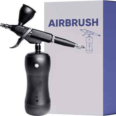 ebay热销便携式充电式喷笔气泵套装喷涂笔枪电动喷漆喷枪