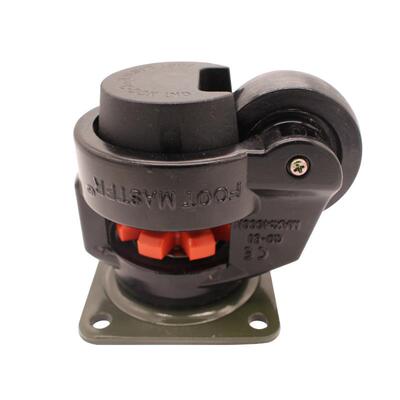 40F60F80F100F黑色调节轮支撑福马轮推车轮万向转向调节轮减震轮