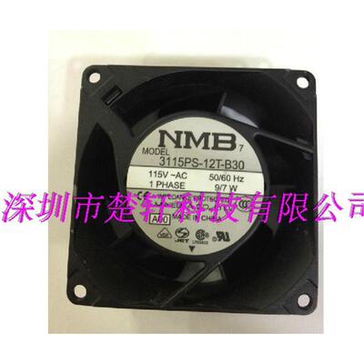 3115PS-12T-B30-12W-B20-B30-A00-10T-B30-10W-B30 115V9/7W 风扇