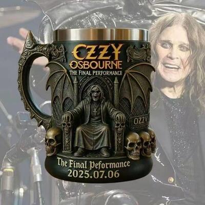Ozzy Osbourne The Final Performance 3D Mug Stainless Steel S