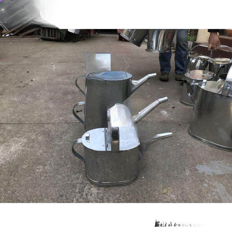 加油桶备用装油壶带盖长嘴油桶白铁皮纯手工制作其他不锈钢油漆桶