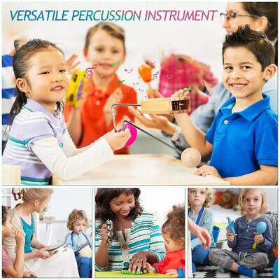Vibraslap Percussion Instrument Unique Sound Durable Wooden