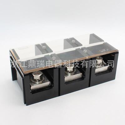 (TC-6003)(600A3P)固定式大电流接线端子 阻燃接线排胶木加厚铜件