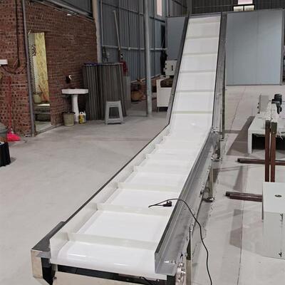 皮带爬上坡输送机料提升机粉状颗打包YAL流水线品食级茶叶粒传送