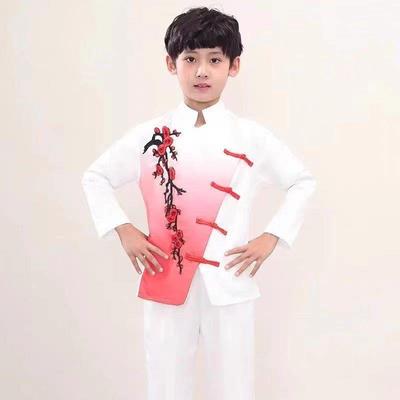 正品童元旦儿红色爱朗诵演出服中国风合唱演讲比生赛服装女国小学
