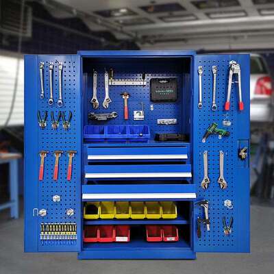 多功能车间具柜式加工厚五双开门收GJG纳柜金工厂抽屉重型铁皮工