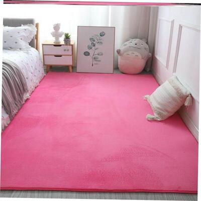 Fluffy Area Rugs for Bedroom Shaggy Floor Mat Carpet 地毯垫