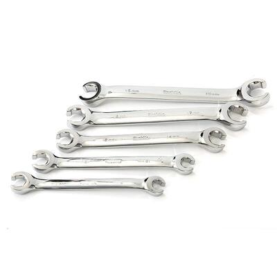 牧田六B-65545管油扳抛手5支PPB装9-18mm全光开口双头卡口角扳子