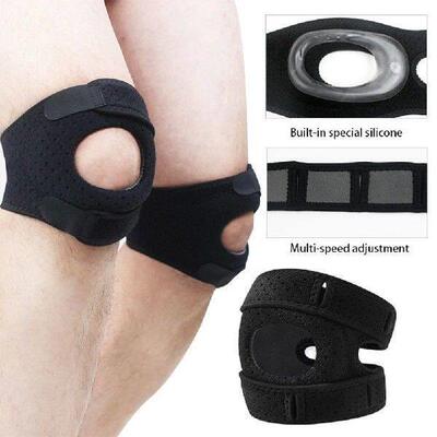 Open Patella Support Adjustable Knee Support Wrap Patella
