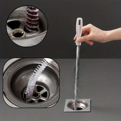 Kitchen Sewer Hair Cleaner Household Pipe Dredging Extractor