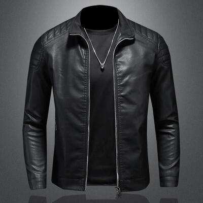 Jackets winter Coat leather Jacket Men for Parka Bomber Mens