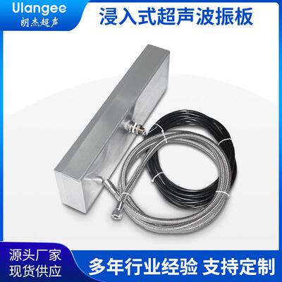 厂家直供超声波振板SUS304SUS316L不锈钢材质浸入式超声波换能器