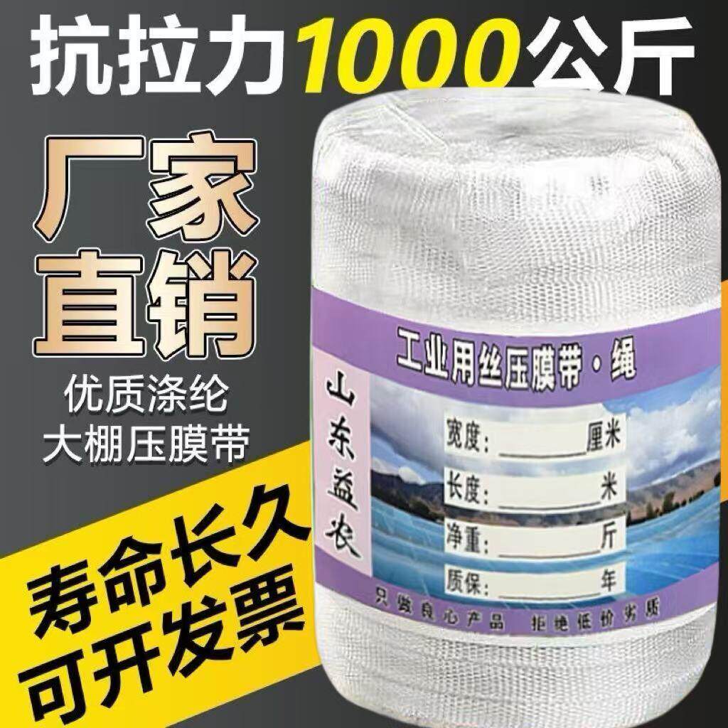 高强度大棚压膜带温室配件加厚抗老化耐磨防风压膜线 线压膜绳聚