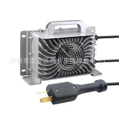 48V15A大八角Crowfoot乌鸦尔夫球车防水IP67铅酸充电器美规110V