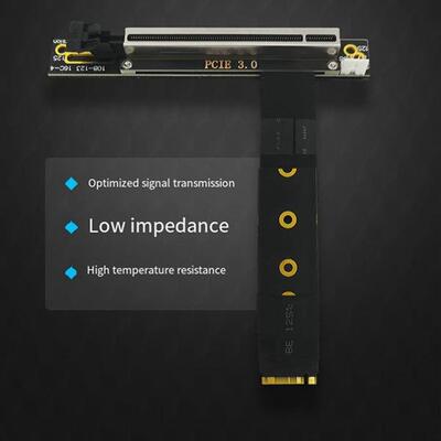 1个 颜色：如图色 材质：PCB NVME转PCIE X16转接线M.2 -mkey转16