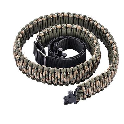 Two Point Paracord Sling Swivels Non Slip Adjustable Strap