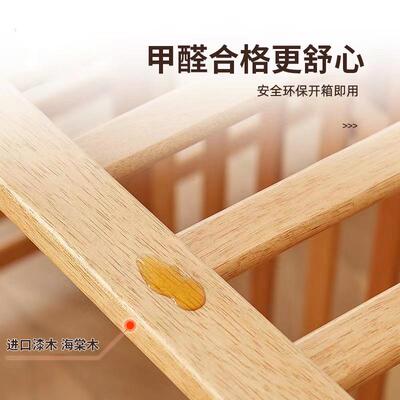 婴儿床生儿功带进护栏多能宝宝床可移动口实013木儿童拼接新床