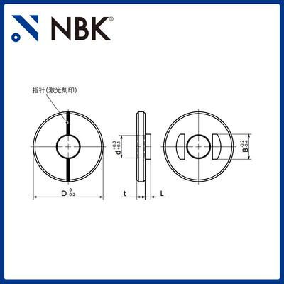 NBK SWAS-PPK 长孔用垫圈 不锈钢制用于定位固定 机械零配件厂家
