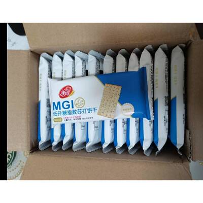 美丹低GI苏打饼干健身代餐饱腹杂粮零食营养新鲜轻食饼干简装