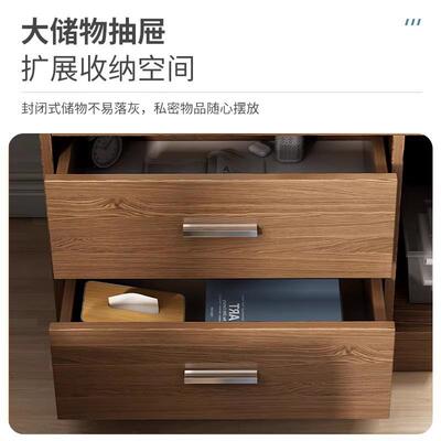 书柜落物地置柜大容量收柜纳柜木质办SJ0042K0公室文件客厅墙一靠