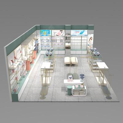 内衣店内裤货架服装展展示架展厅靠681墙文胸睡衣中陈列架商场岛