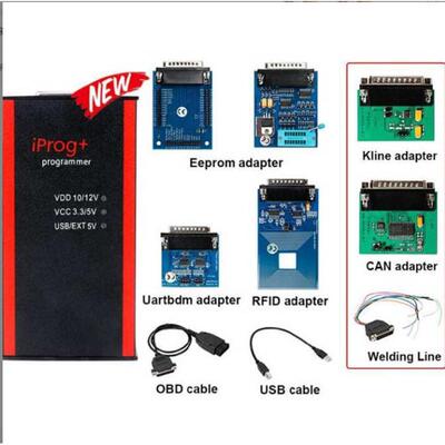 厂家直销V86 Iprog+ Iprog Pro Programmer 6 adapters