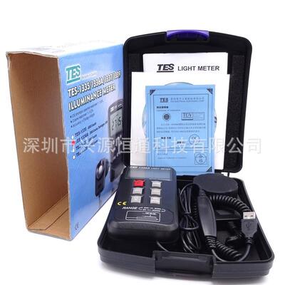 泰仕光度计TES-1336A接电脑照度仪光照度计TES1330N/1332N/1334N