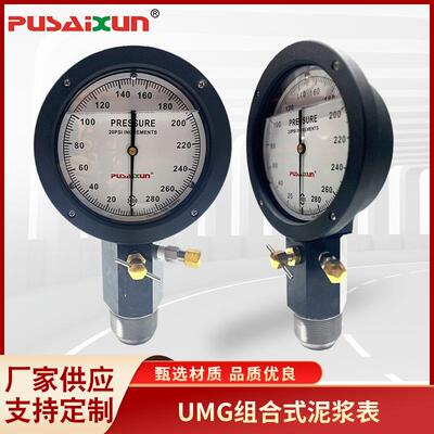 管汇压力表UMG组合式泥浆表吊钳扭矩压力表泥浆泵压测量大头表