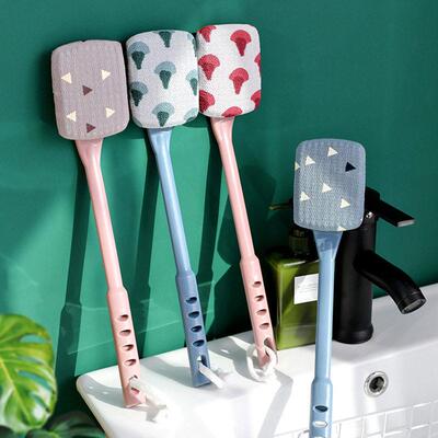 Long Handle Bath Brush for Home Use, Back Scrubber, Double-S