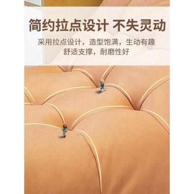 懒室人沙发可躺UOC可毛毛虫单人卧小沙发卧躺椅榻榻睡米阳主台休