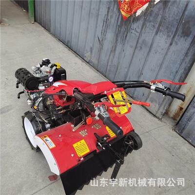 大马力四驱微耕机旋手式犁VFT地趟地机后扶种农用起垄机