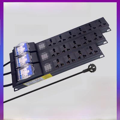 电管佳机柜排插座34568位10A16A电流电压功率显示空开过载PDU电源