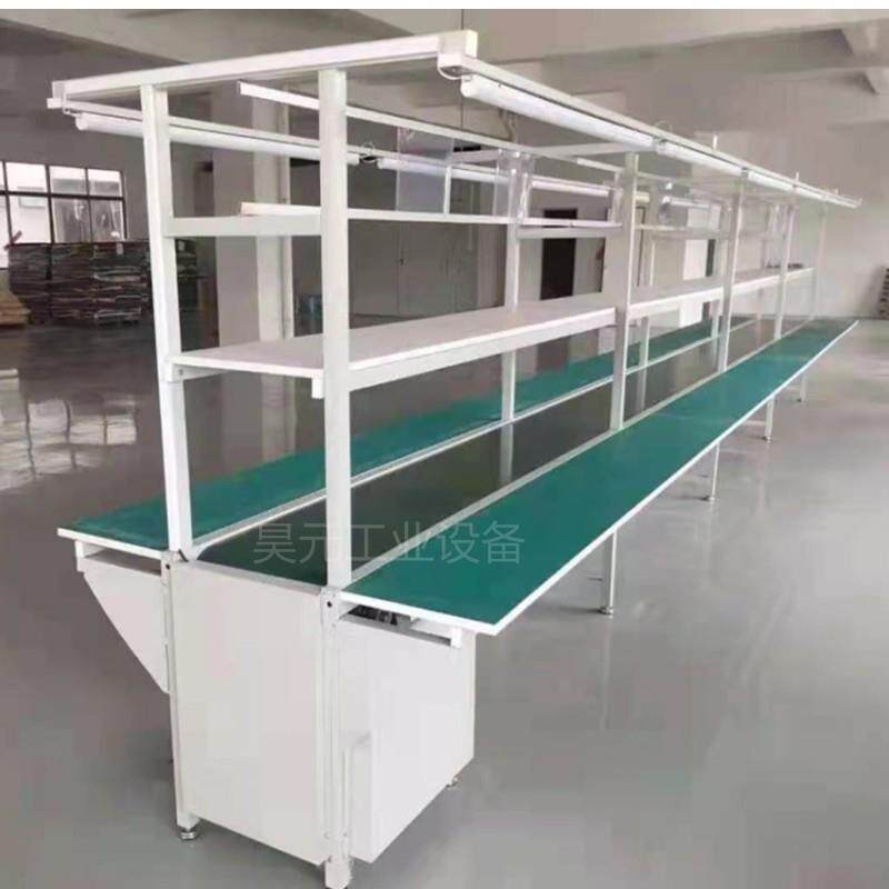 流水线工作台输送带自动化生产拉线皮带传送带防静电操作台输送机