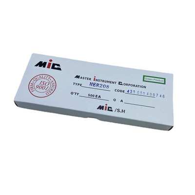 贴片HER208 2A 1000V DO-214AC整流二极管 驱动电源 充电器适用