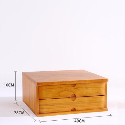 新款面实收纳盒桌 抽屉木式文件杂物盒手D工编织IY丝线盒配线绣花