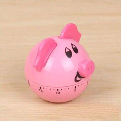 Kitchen Mechanical Timer for Time Management Reminder Pig