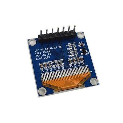 0.96寸OLED显示屏SSD1306/1315驱动液晶屏4/7针IIC/SPI白黄蓝