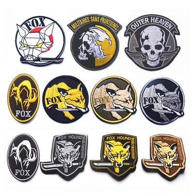 Metal Gear Solid Foxhound Emblem Patch Fox Hound Uniform er