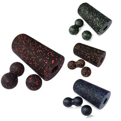 3PCS Yoga Roller Massage Peanut Ball Set EPP Fitness Foam Co