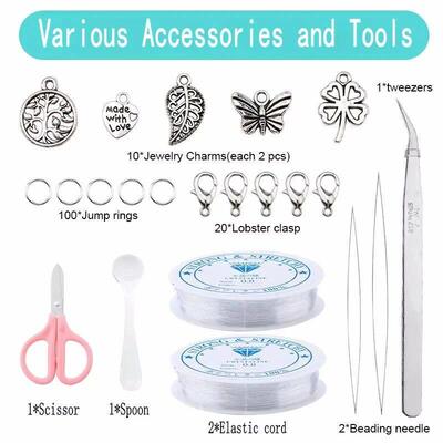 3mm Macaroon Color Series Glass Seed Beads Kit With Metal Je