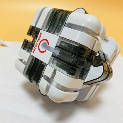 3D Maze Magic Cube Six-sided Transparent Puzzle Speed Cube R