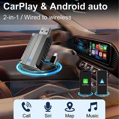 爆款二合一无线CarPlay无线Androidauto售后退货率低