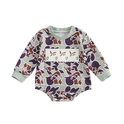 I 81513 Daddy's Boy Camo Print Bodysuit 印花哈衣