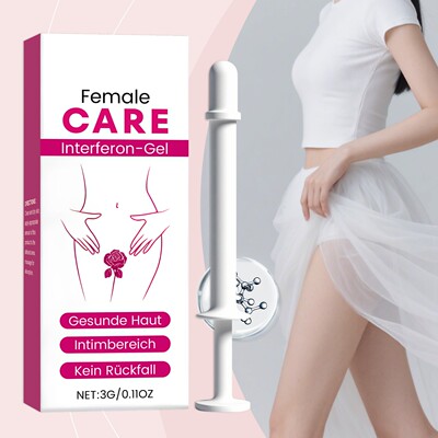 Gentle feminine care gel, with mild ingredients to soothe an