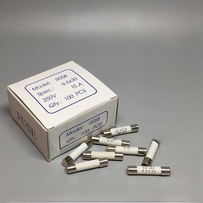 陶瓷保险丝管R058 RO58 6*30 0.5A1A10A25A30A熔断器熔芯BS1362