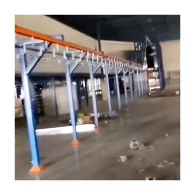跨境挂喷涂流水线静电线P道P房自动涂装线悬挂式地轨悬OBM生产智