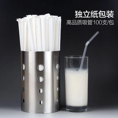Straw disposable straws individually paper wrapped suitable