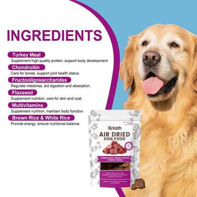 Kriath Air-Dried Dog Food - Low-Temperature Dried, Nutrition