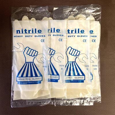 丁腈手套Nitrile洗碗手套加厚耐用型厨房家务清洁防水乳胶橡胶皮