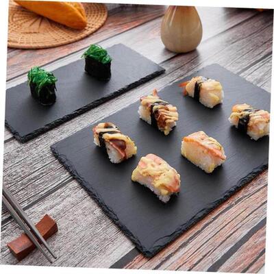 european hotel cheese slate plate stone western盘10英寸四方